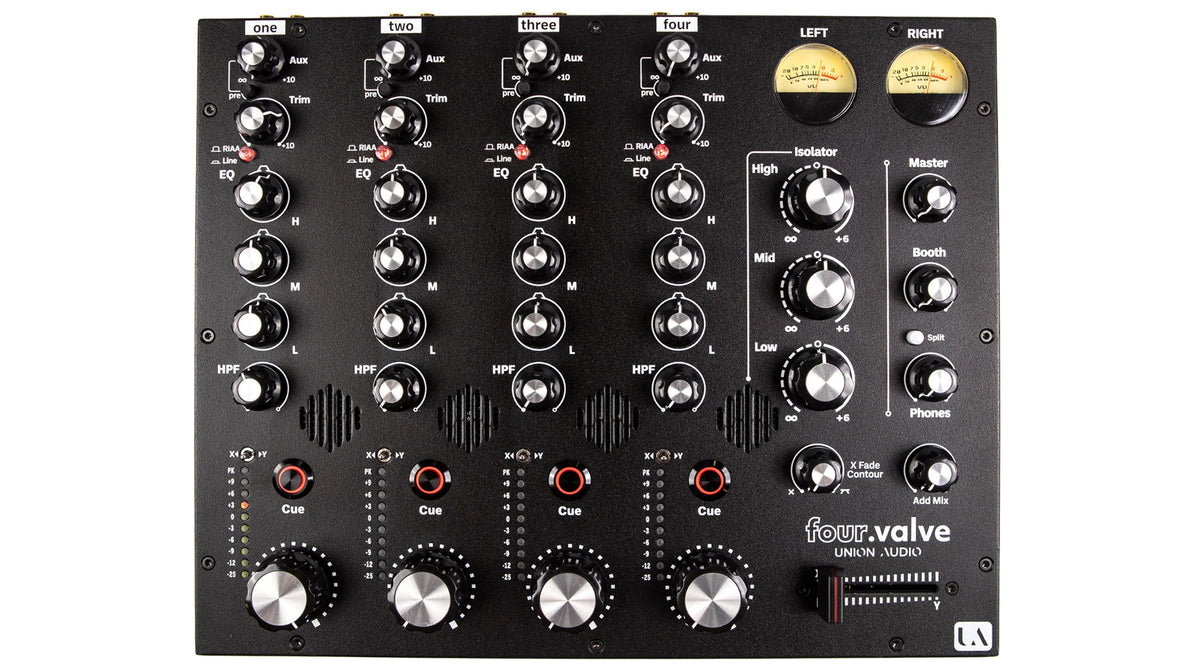 Union Audio four.valve DJ Mixer - Terry Carter Music Store