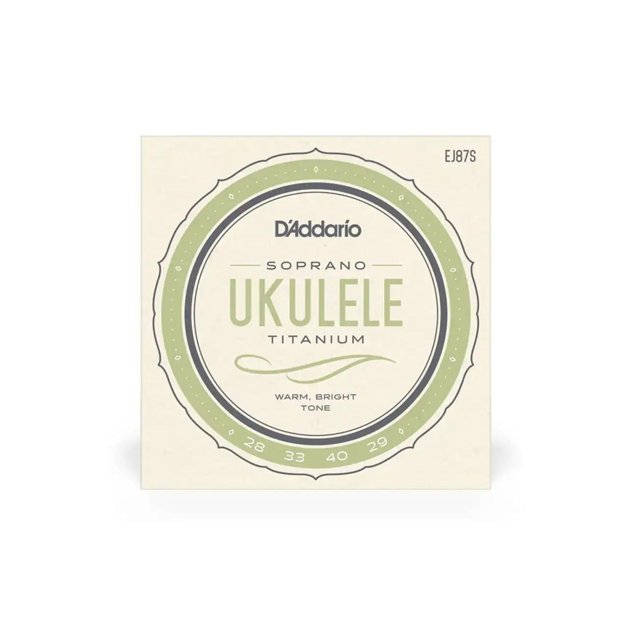 D'Addario EJ87S Titanium Soprano Strings - Terry Carter Music Store