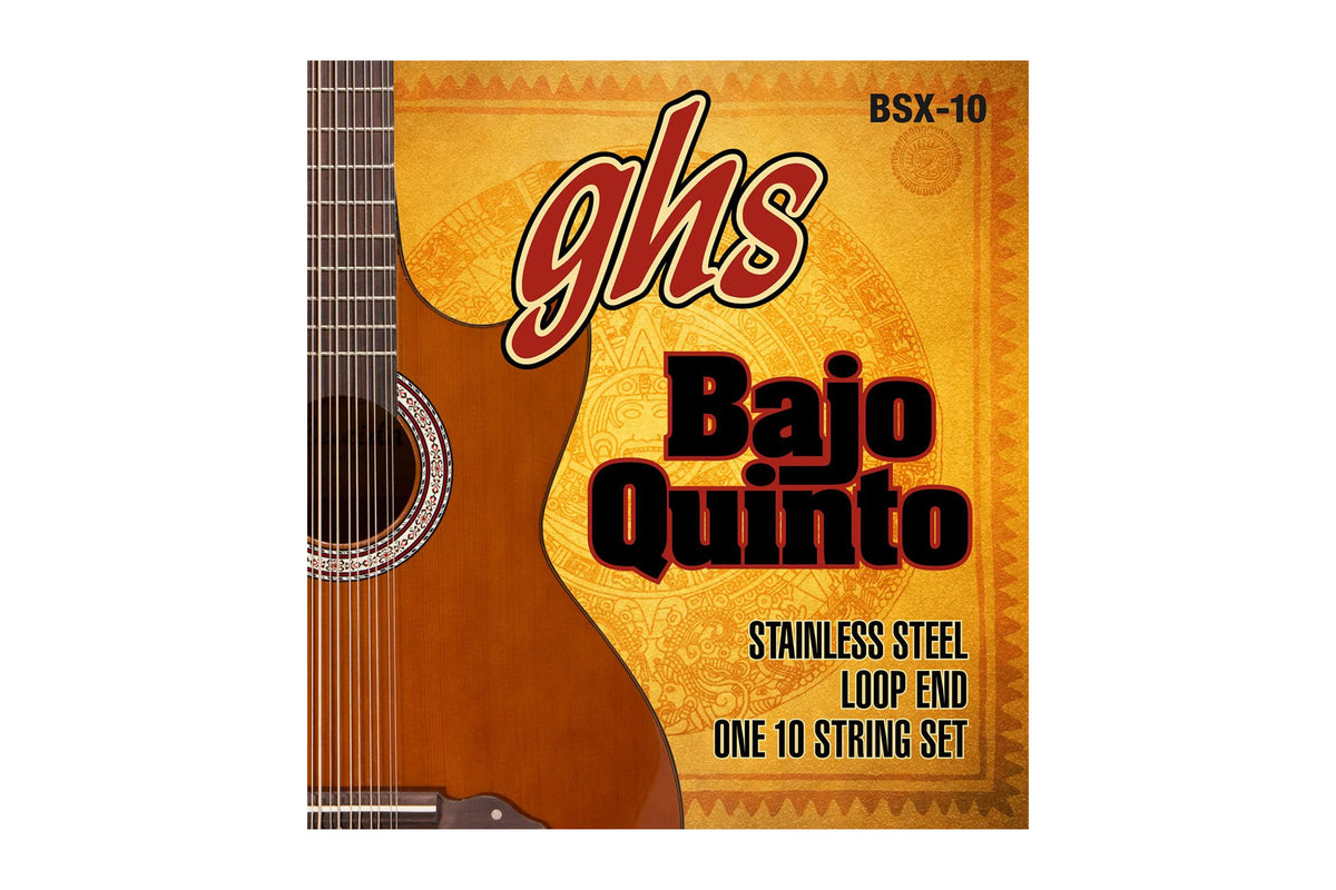 GHS BSX-10 Stainless Steel Baja Quinto Strings - Loop End - Terry ...