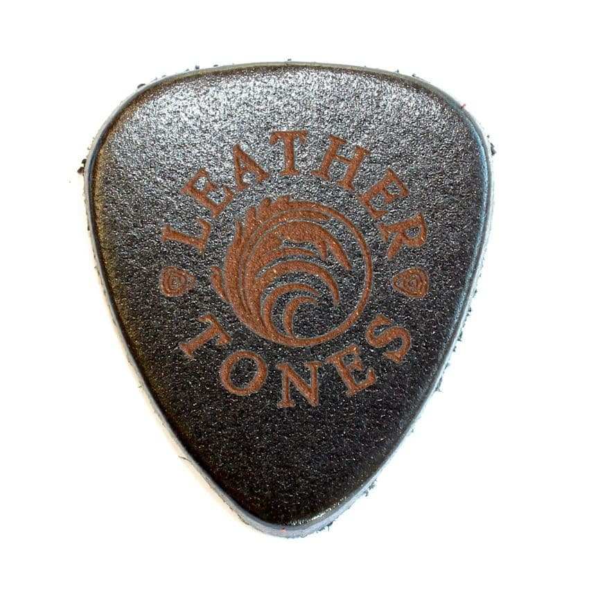 Leather Tones Black Leather Guitar Pick - 1 Pick - Terry Carter Music Store